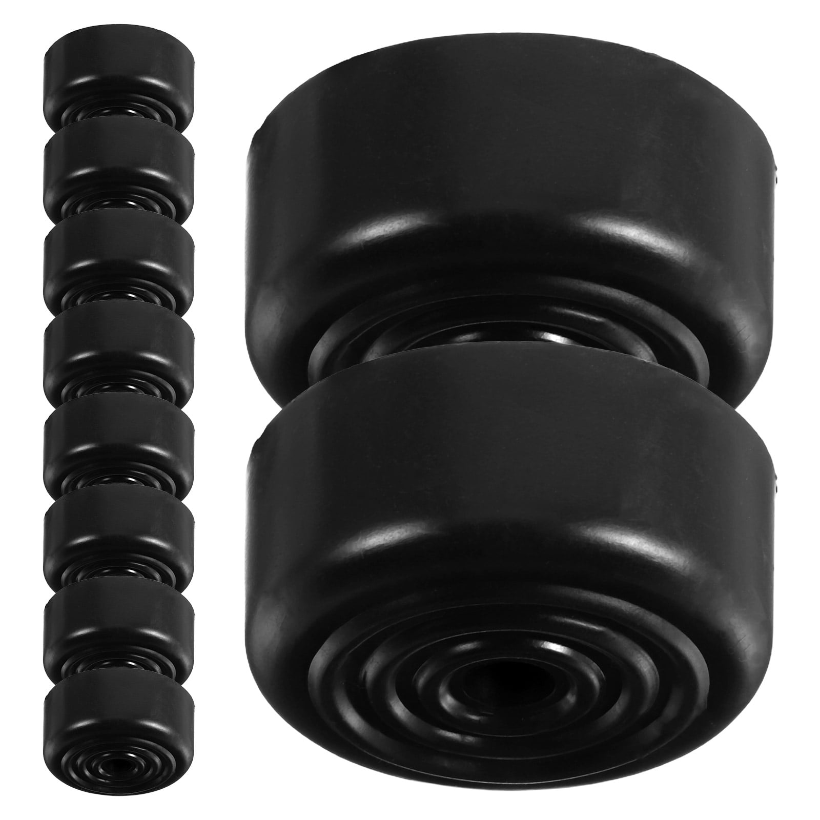 12pcs Plastic Furniture Risers Round Feet Pads for Bed Table Chair ...