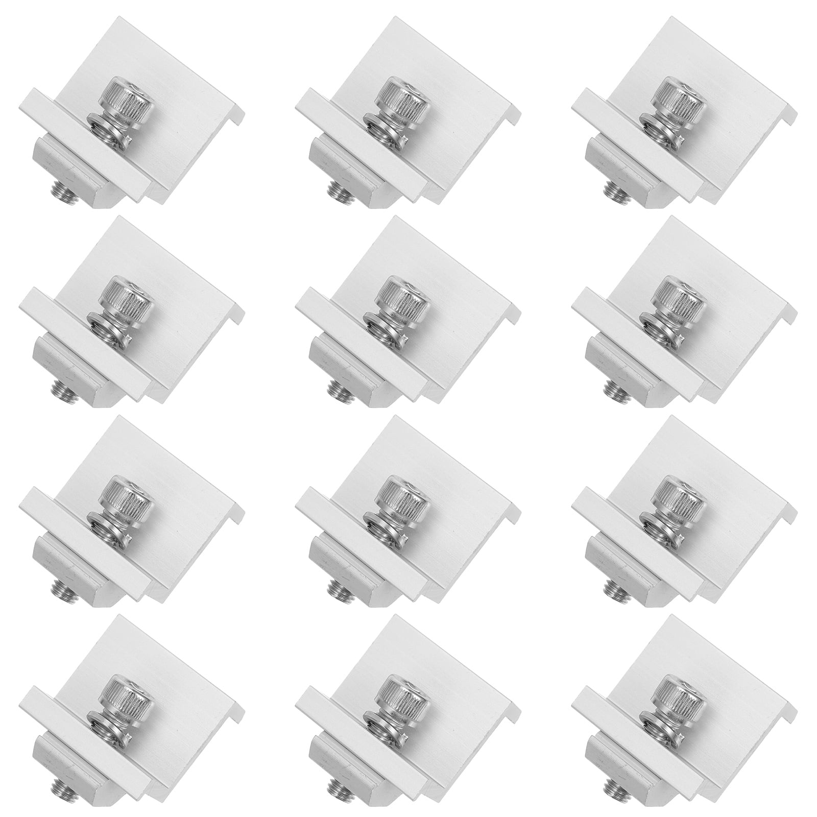 12 Pcs Photovoltaic Bracket Solar Fuse Panel Mounting Brackets ...