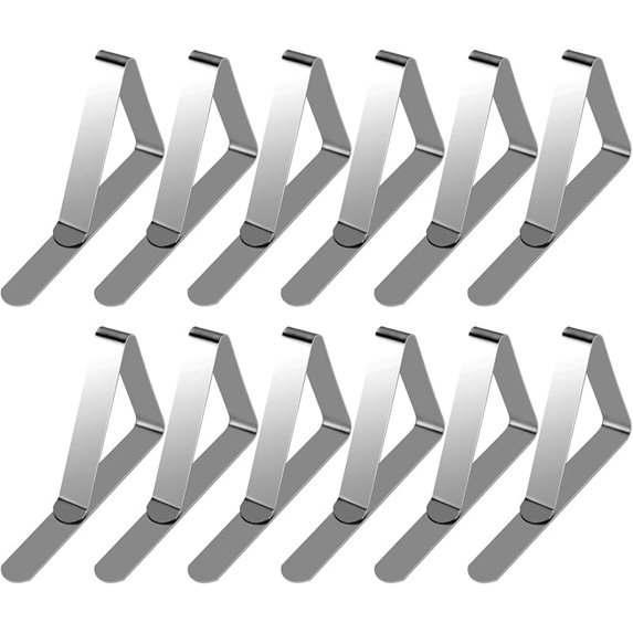 12 Pcs Picnic Tablecloth Clips for Outdoor Tables, Premium Table Cloth ...