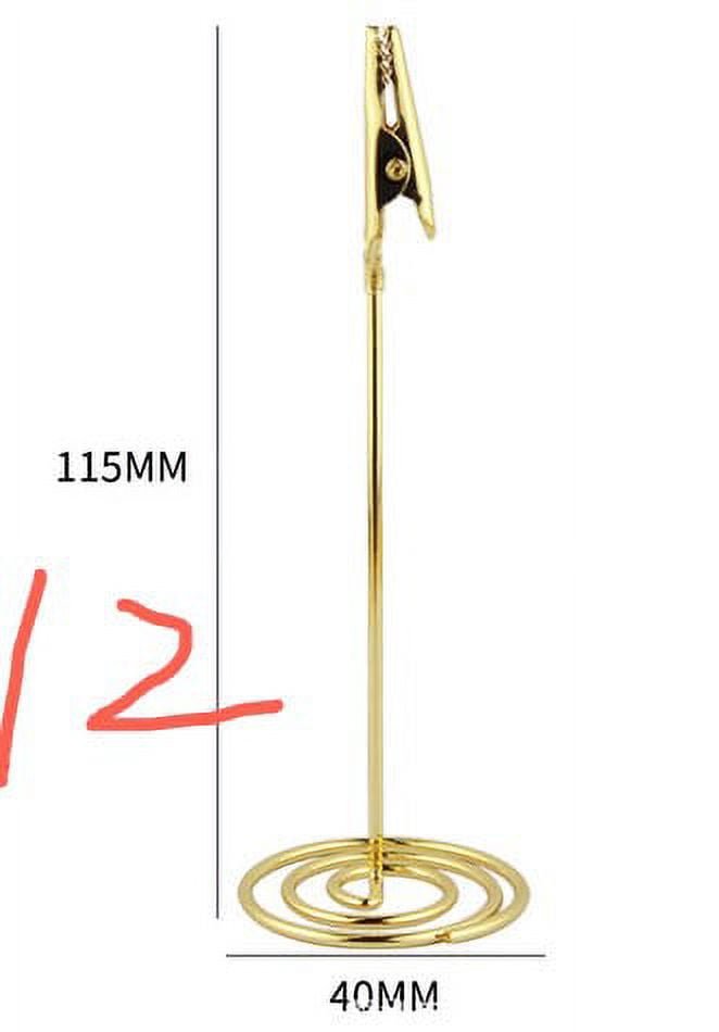 12 Pcs Place Card Holders Memo Holder Clips Table Number Holders Photo ...