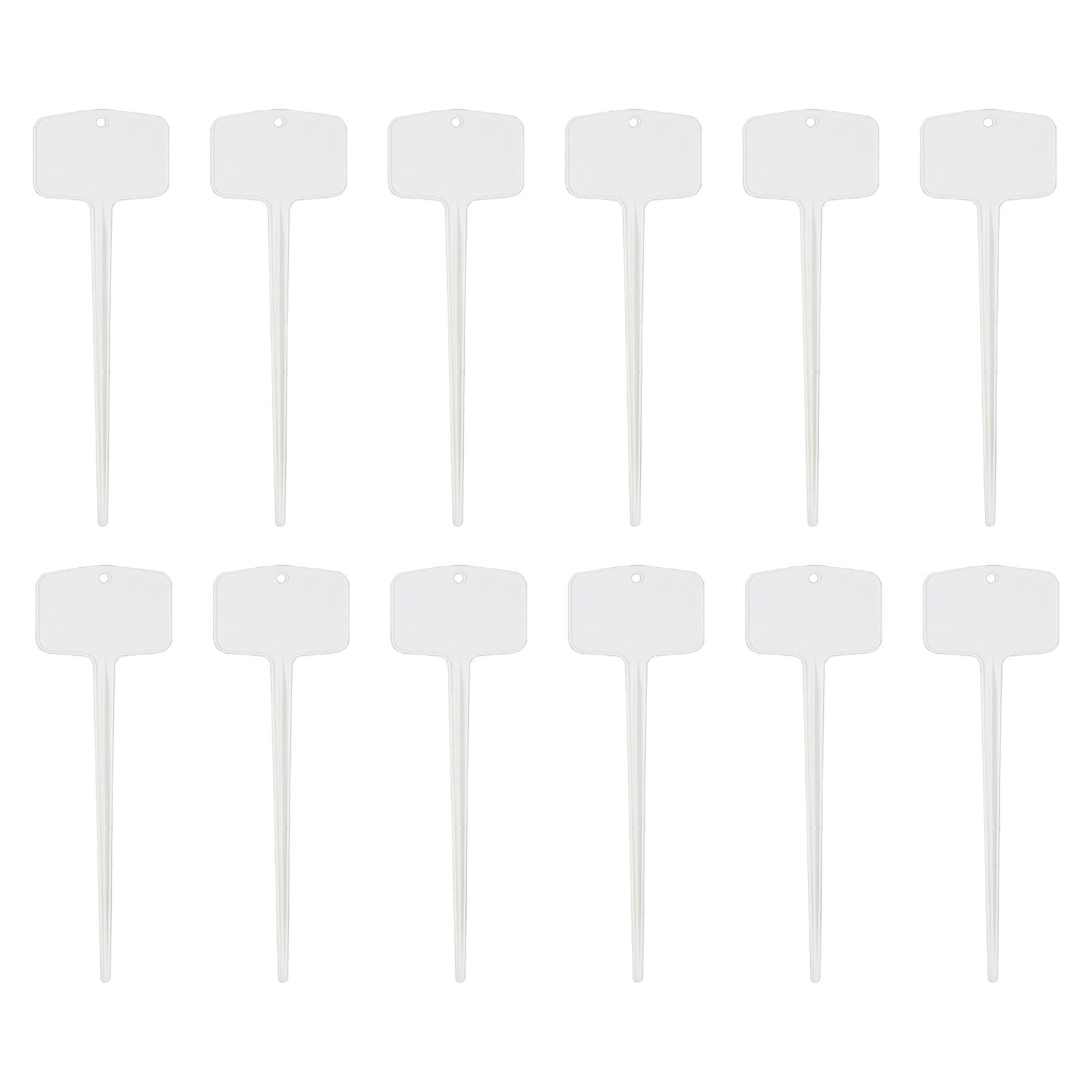 12 Pcs Plant Markers T-Type Garden Labels — Waterproof & Reusable, Easy ...