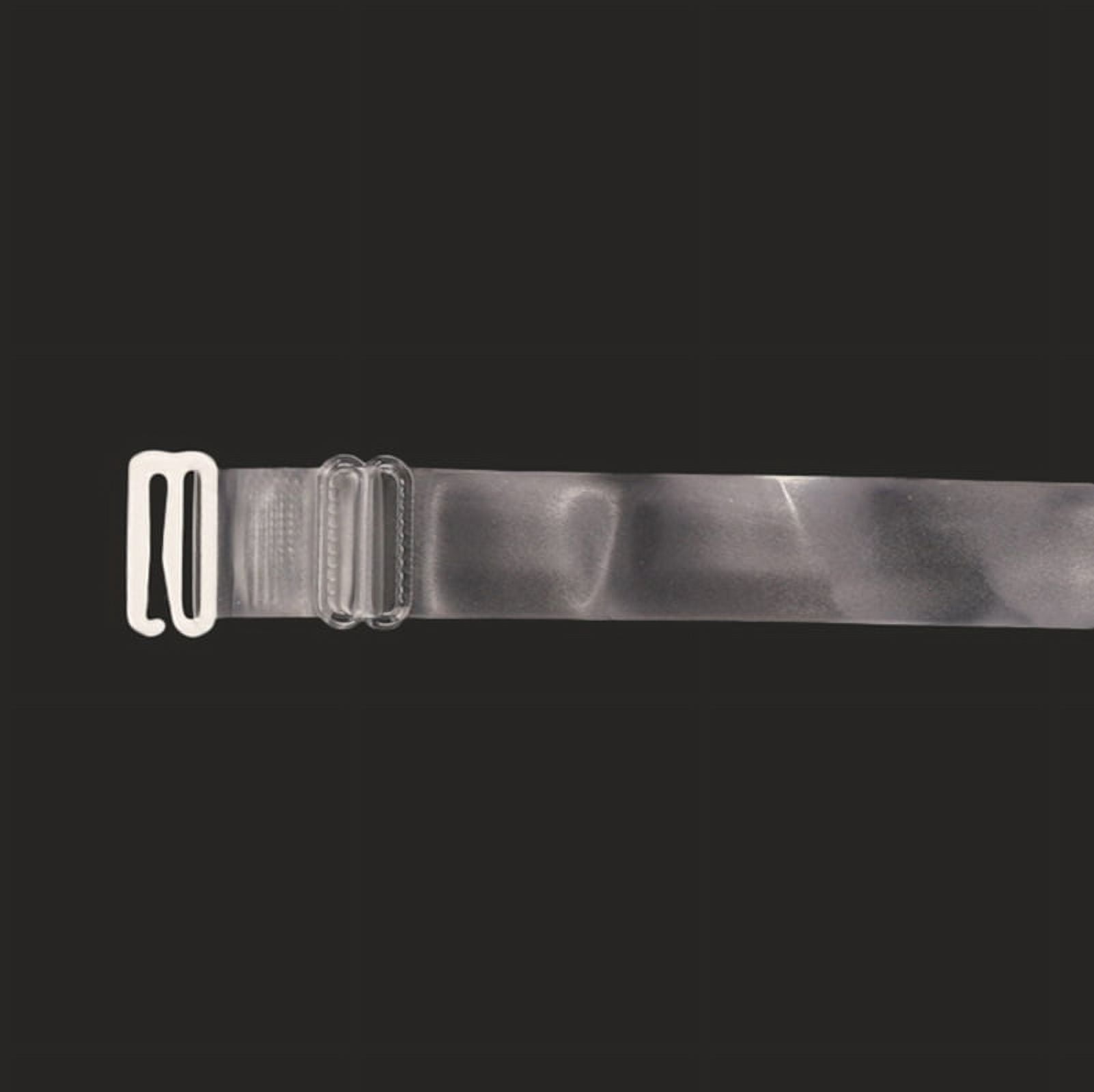12 Pcs Plastic Buckle Bra Straps for Women High Elastic Clear Silicone ...