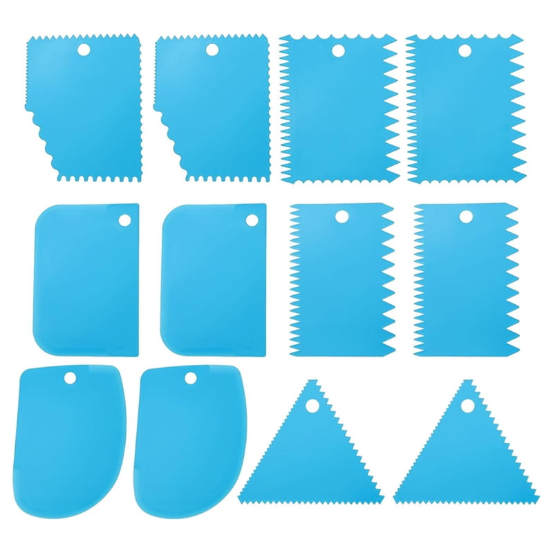 12 Pcs Plastic Clay, 2 Set Pottery Tools Soft Carving Scraper Kit Clay ...