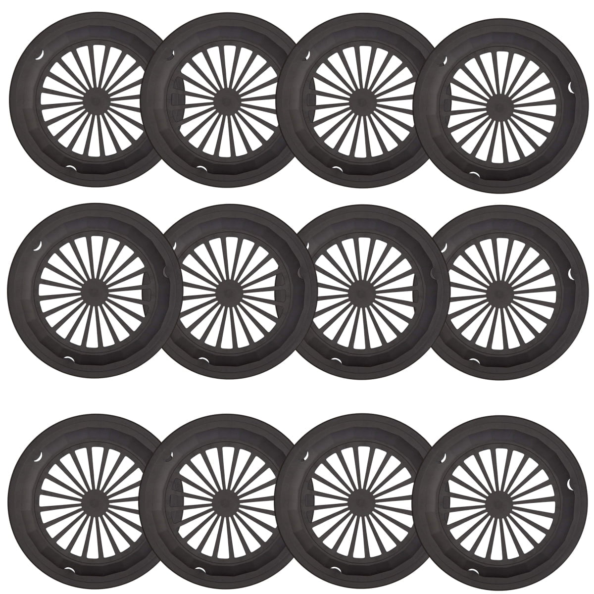12 Pcs Plastic Paper Plate Holders Trianu 10 " Reusable Paper Plate ...