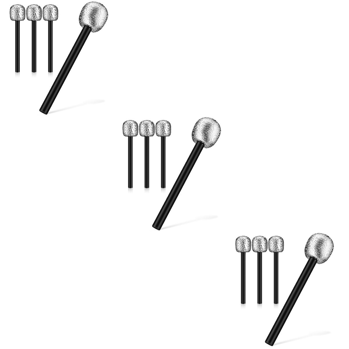 12 Pcs Play Microphone Prop Simulation Microphone Stage Mics Speech ...