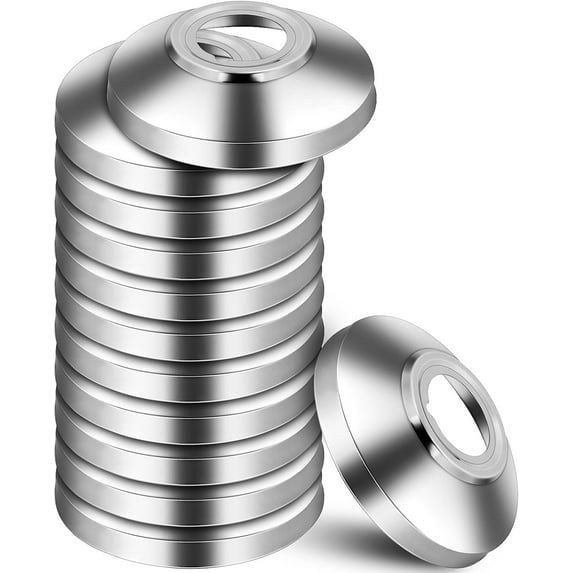 12 Pcs Plumbing Cover Plates, Round Escutcheon Plate Pipe Flange ...