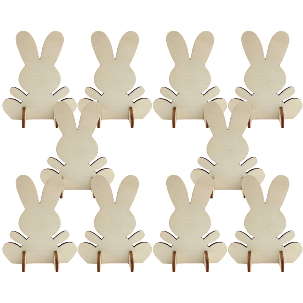 12 Pcs Plush DIY White Embryo Rabbit Unfinished Child - Walmart.com