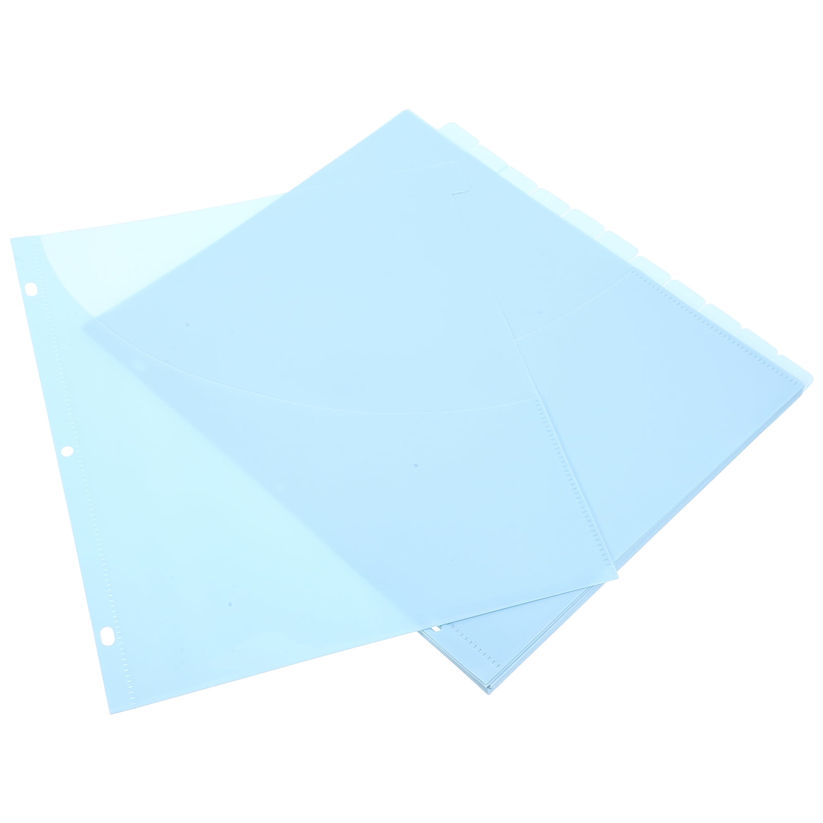 12 Pcs Pocketed Page Dividers Document Divider Bag 29.20X24.80X0.10CM ...