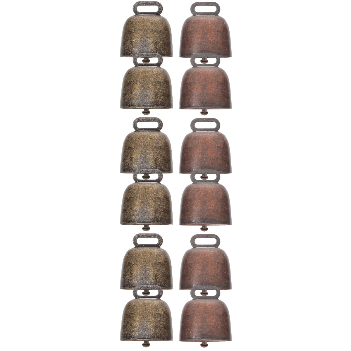 12 Pcs Portable Cow Bells Cattle Bells Cattle Farm Animal Bells Loud ...