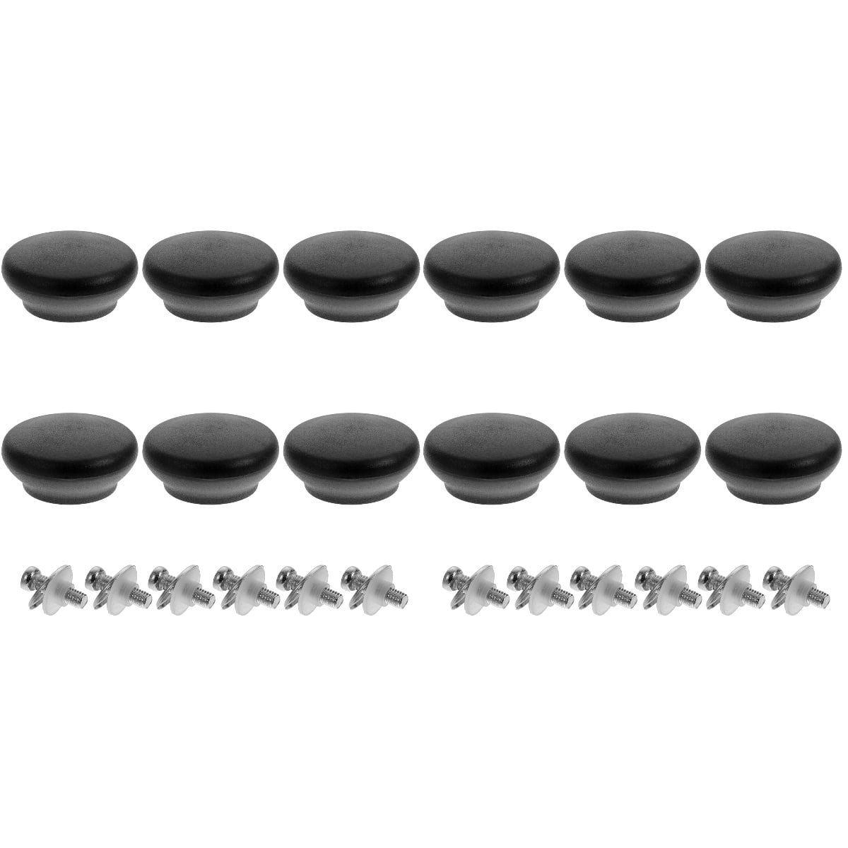 12 Pcs Pot Top Hat Stainless Steel Cookware Glass Lids Pots Pans ...