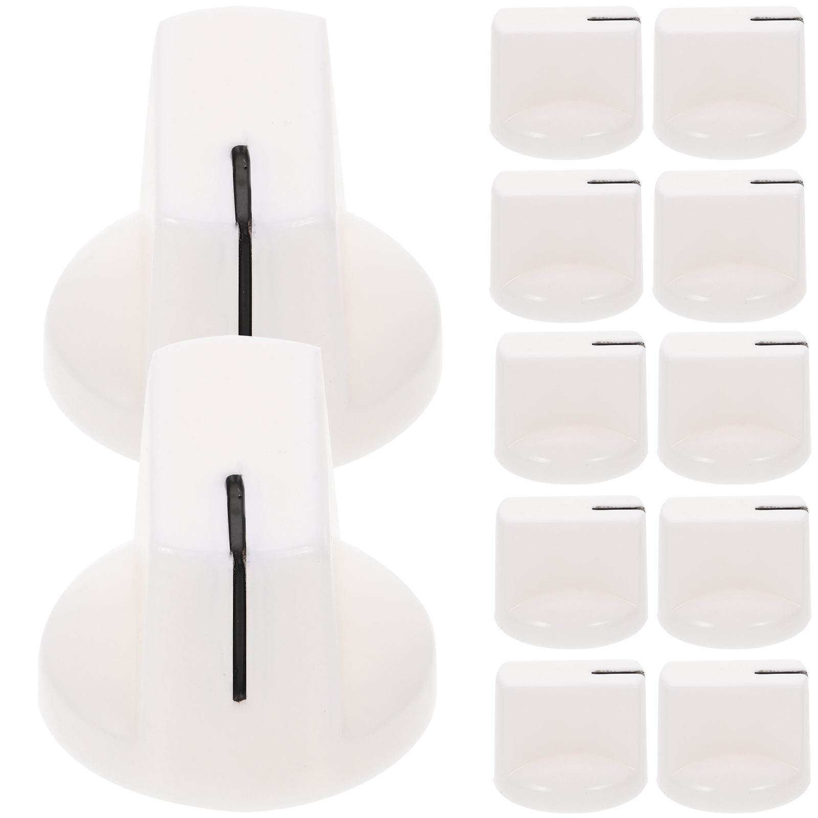 12 Pcs Potentiometer Cap Volume Tone Control Caps Guitars Effector Knob ...