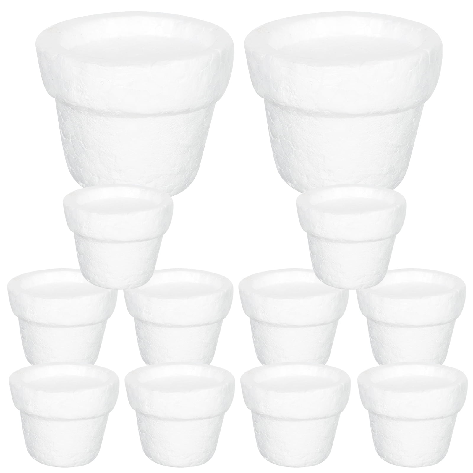 12 Pcs Pots for Plants Foam Flower Kids DIY Supplies Child - Walmart.com