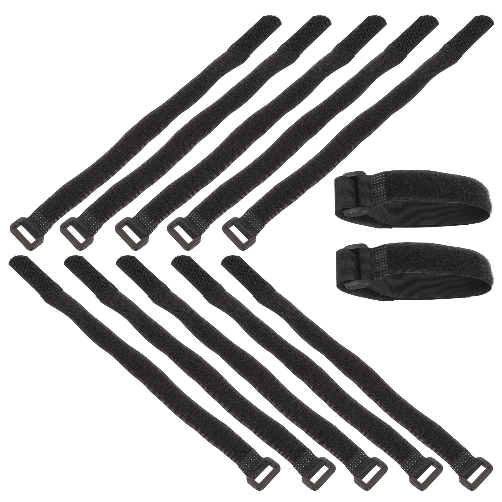 12 Pcs Power Bike Strap Bike Cable Ties 30x2.7cm Black - Walmart.com