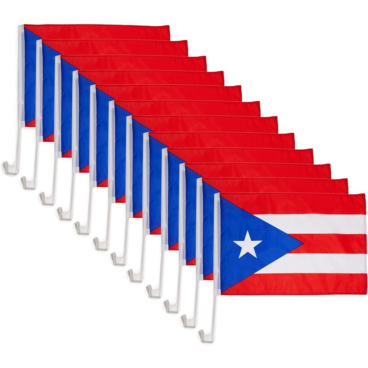 4inx4in Round Puerto Rico Flag Sticker Vinyl Vehicle Decal Travel ...
