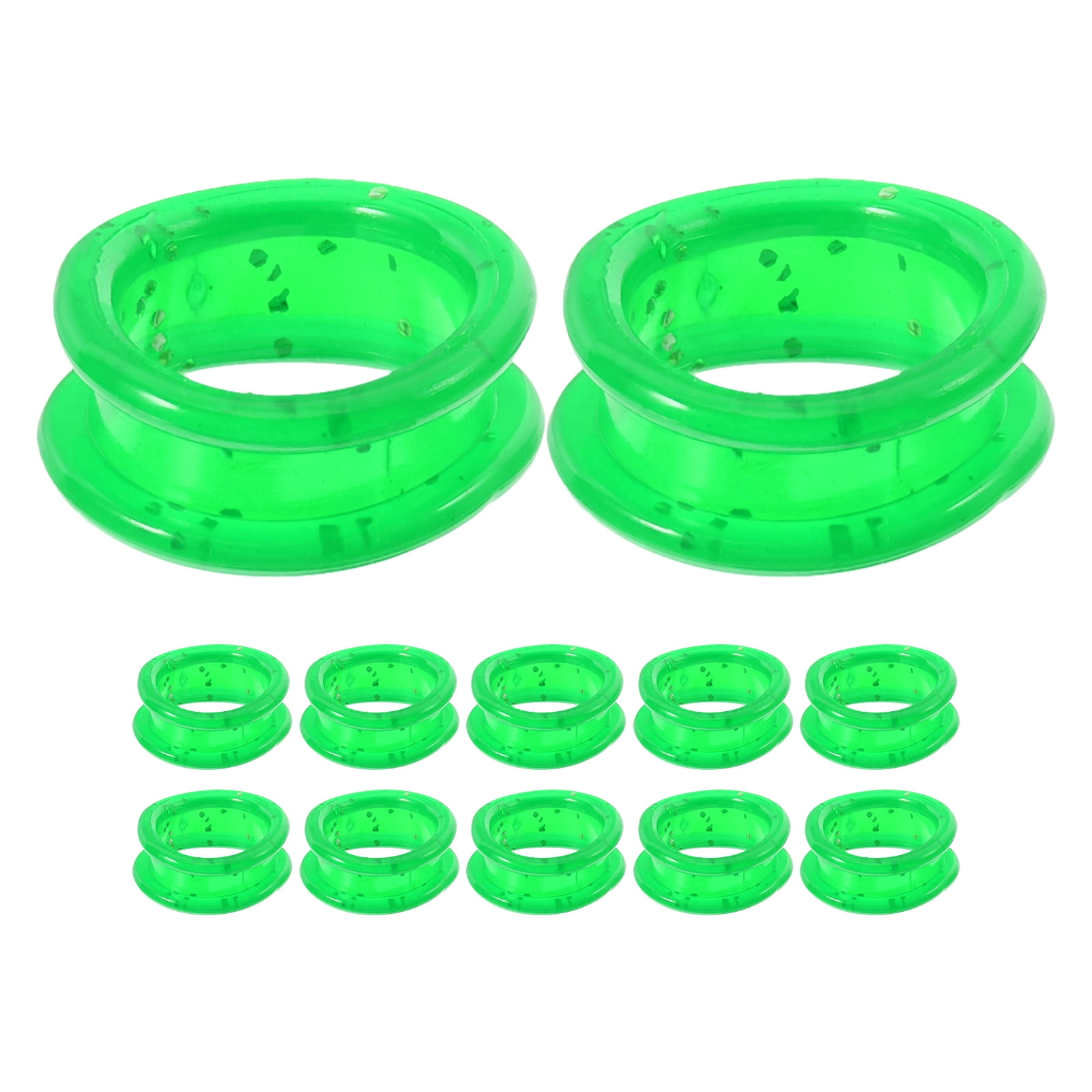 12 Pcs Puncture Ball Control Valve Scissors Silicone Ring 2.7x2.7x1cm ...