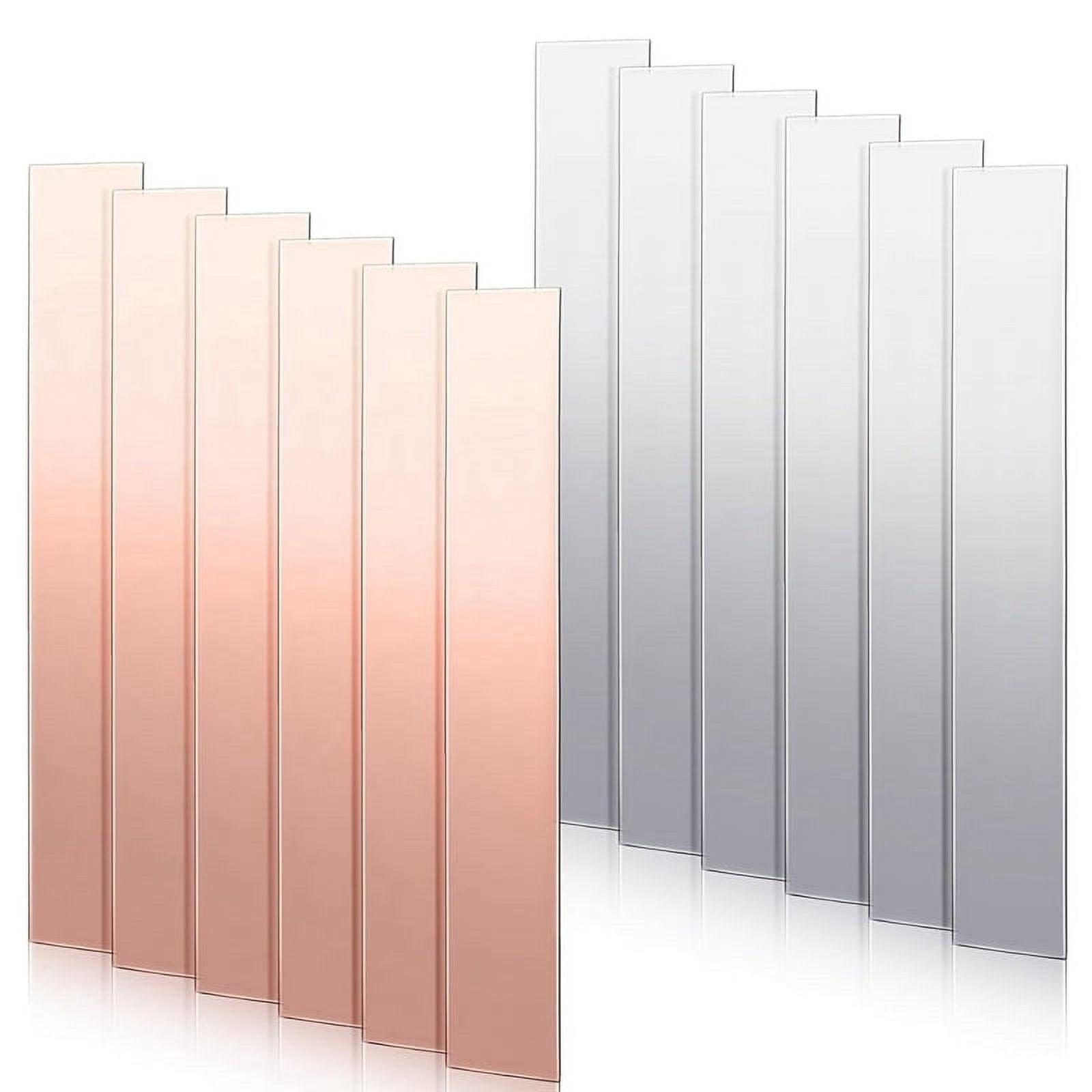 12 Pcs Pure Copper Zinc Anode Sheet 99.9% High Purity Electrode Strips ...