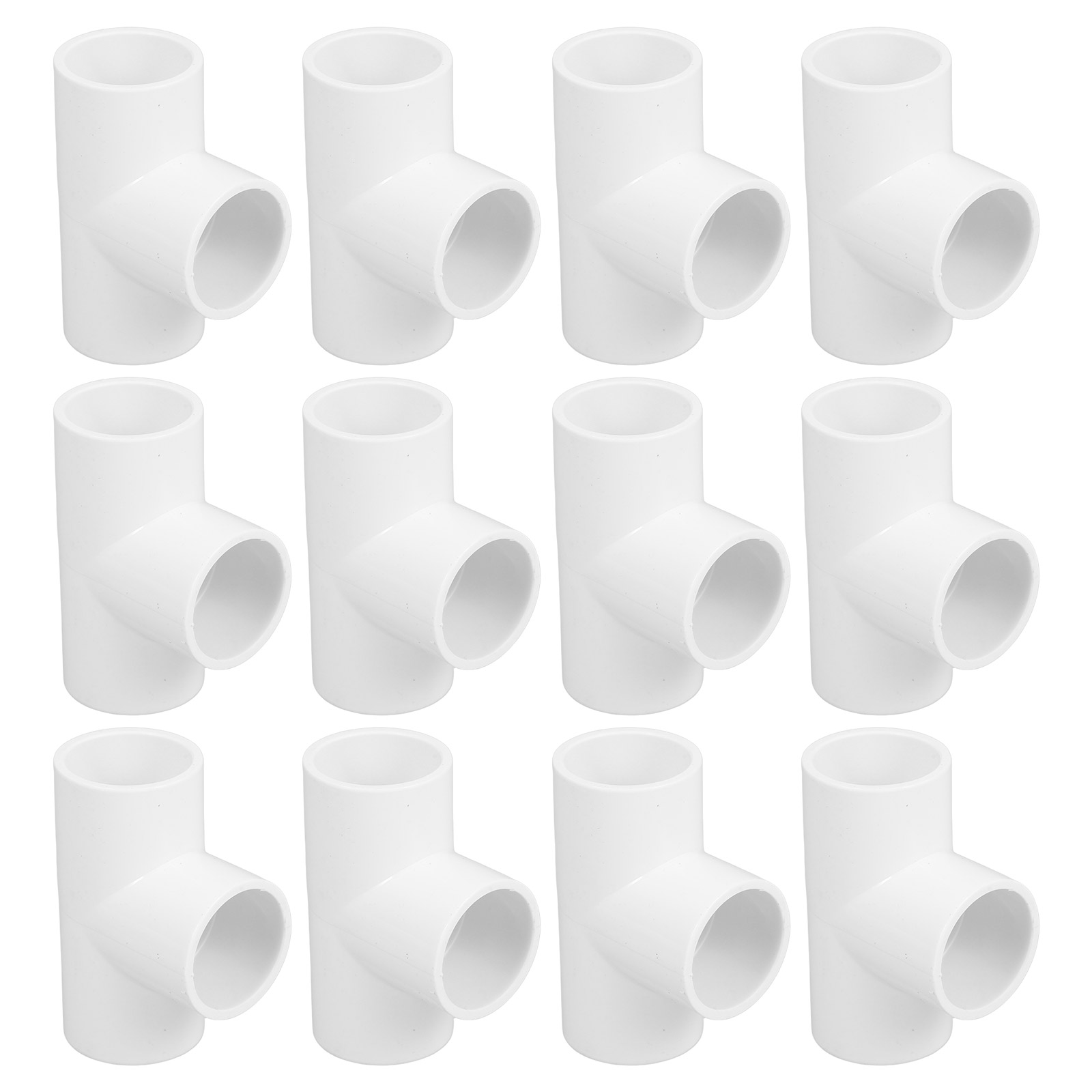 12 Pcs Pvc Connectors Water Pipe Bumper Door Plug Container with Lid ...