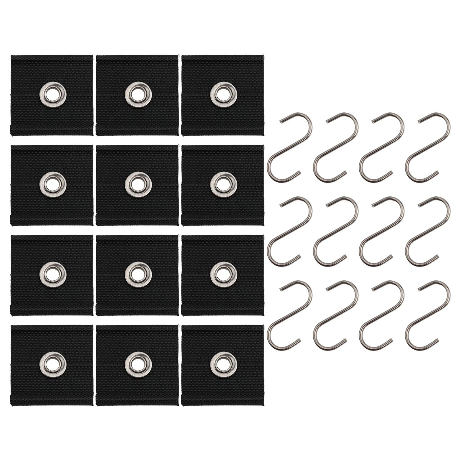 12 Pcs RV Awning Hooks for Piping Rail 5/6 mm,7/8 mm,RV Awning Light ...