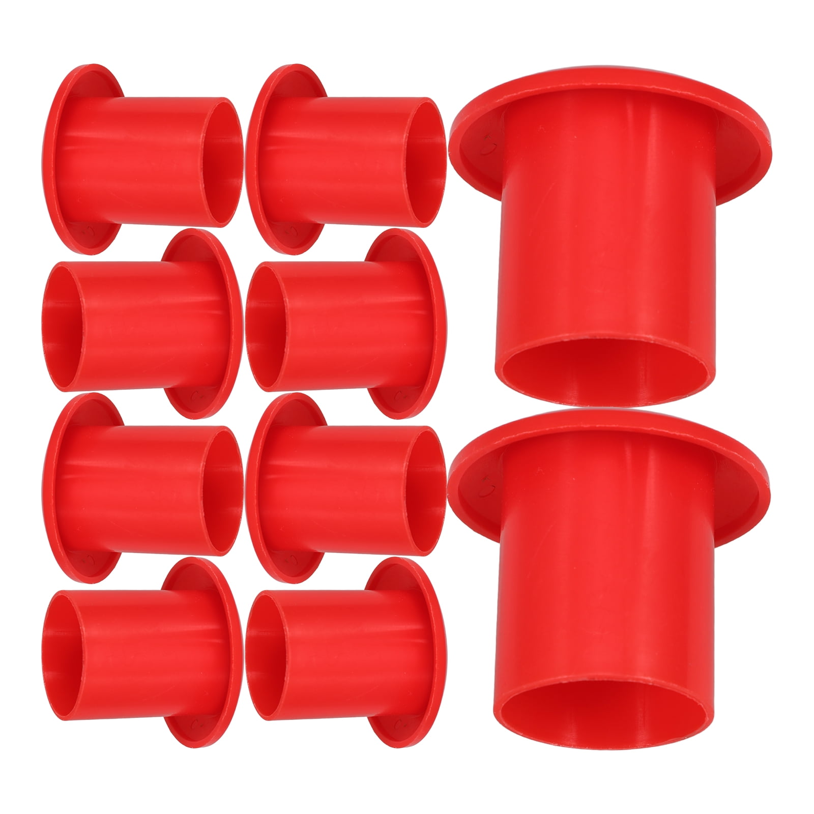 12 Pcs Rebar Caps Red Rebar Cap Covers Plastic End Caps Mushroom Rebar ...
