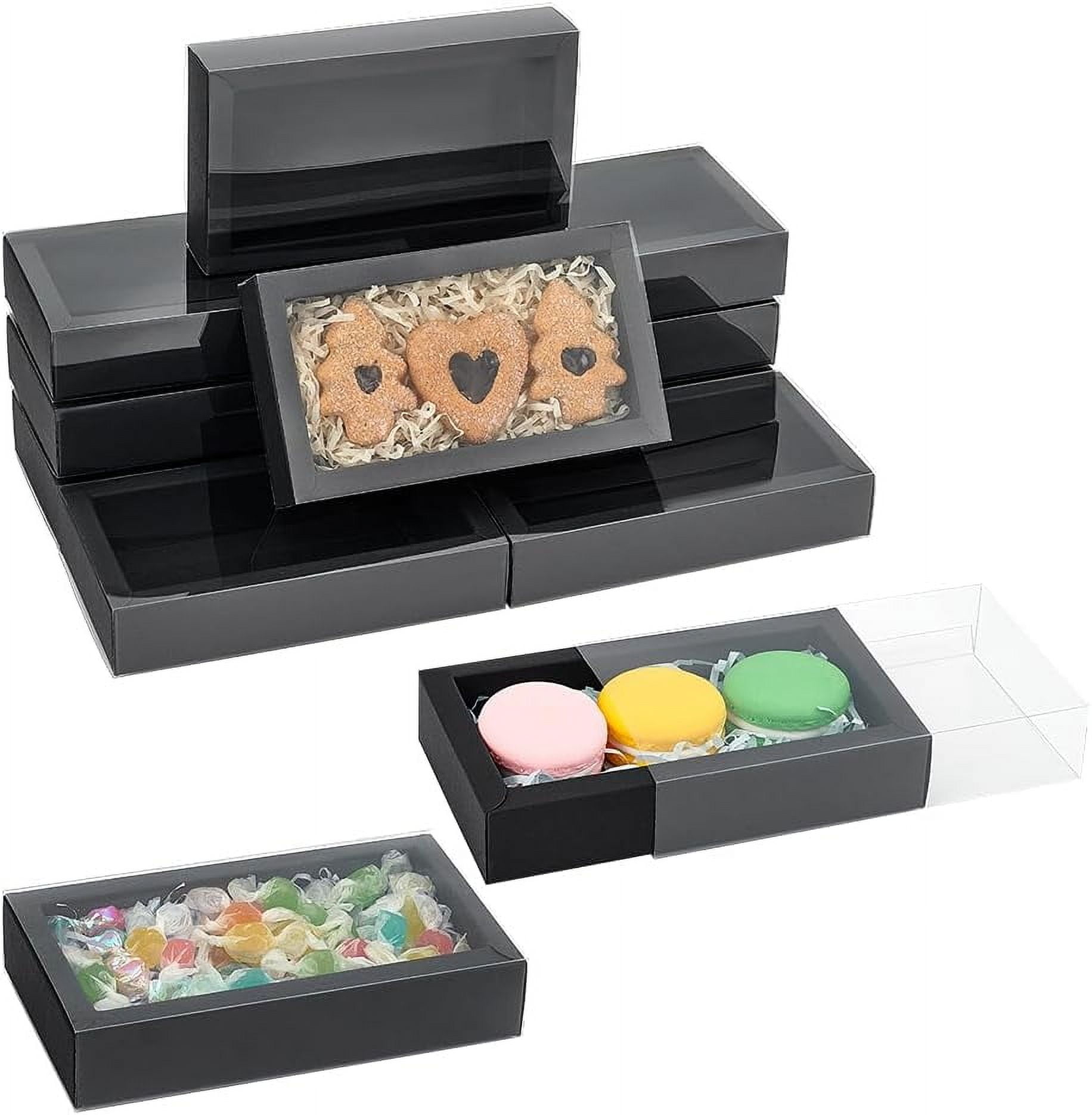 12 Pcs Rectangle Drawer Kraft Boxes 6.3x3.54x1.26 Inch Gift Packaging ...