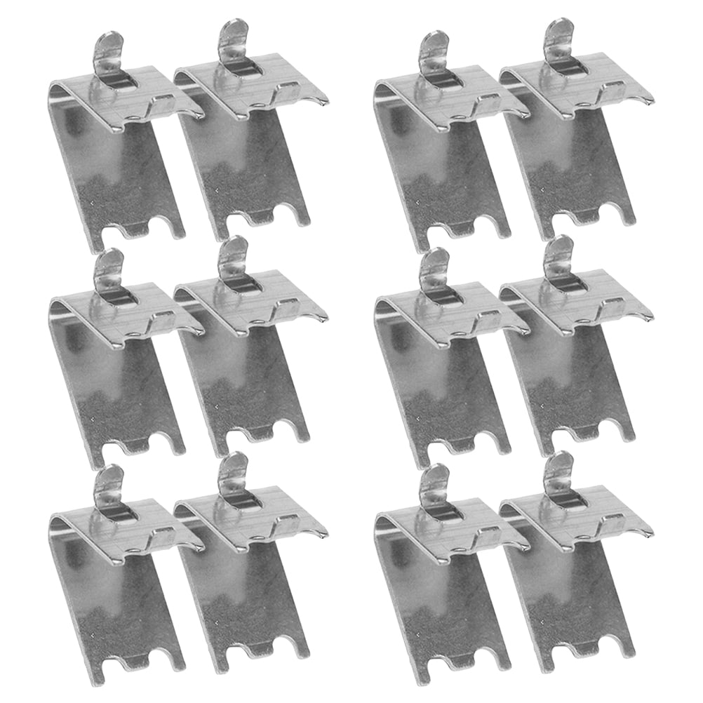 12 Pcs Refrigerator Shelves Hook Fridge Shelf Clip Metal Shelf Supports ...