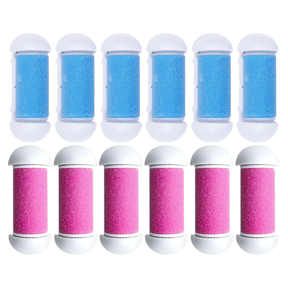 12 Pcs Replacement Rollers Refills Pedicure Tool Refill Rollers Foot ...