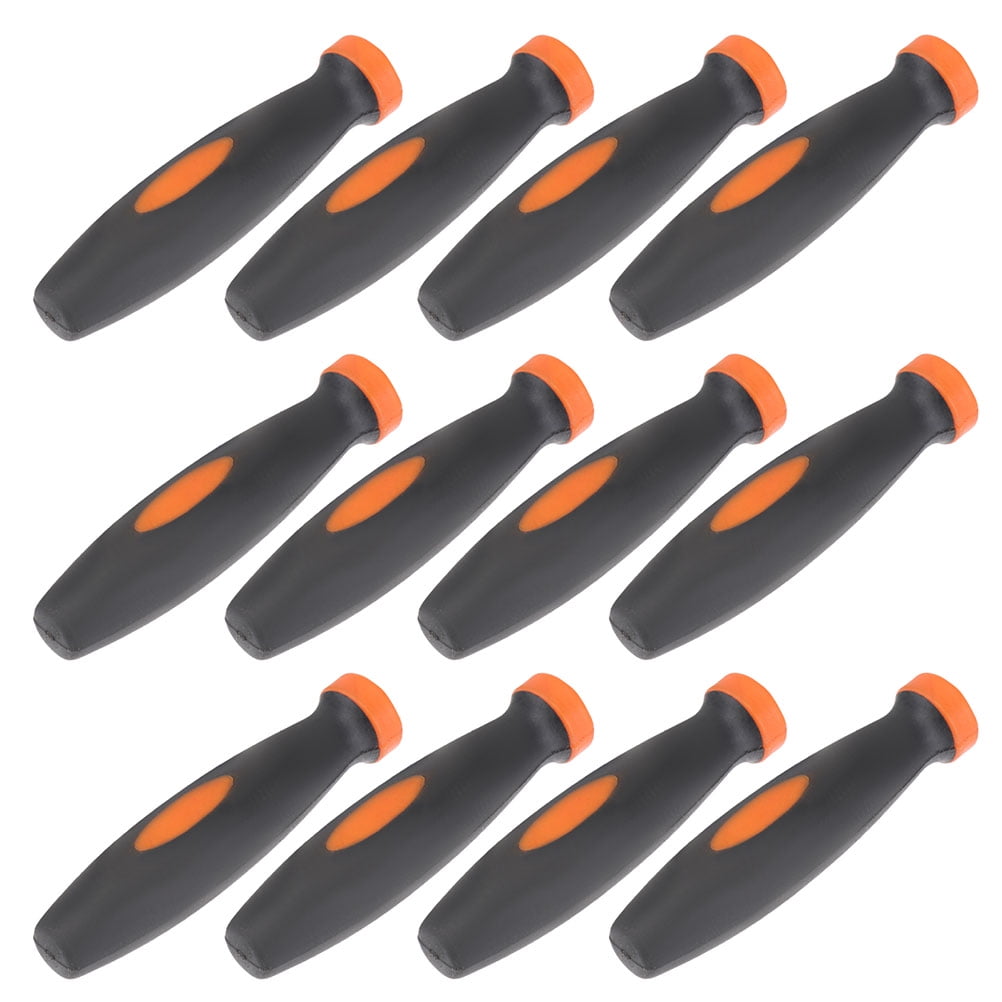HINTRMENT File Handle Grip Rubber 12Pcs 2.4x0.22x0.22in - Walmart.com