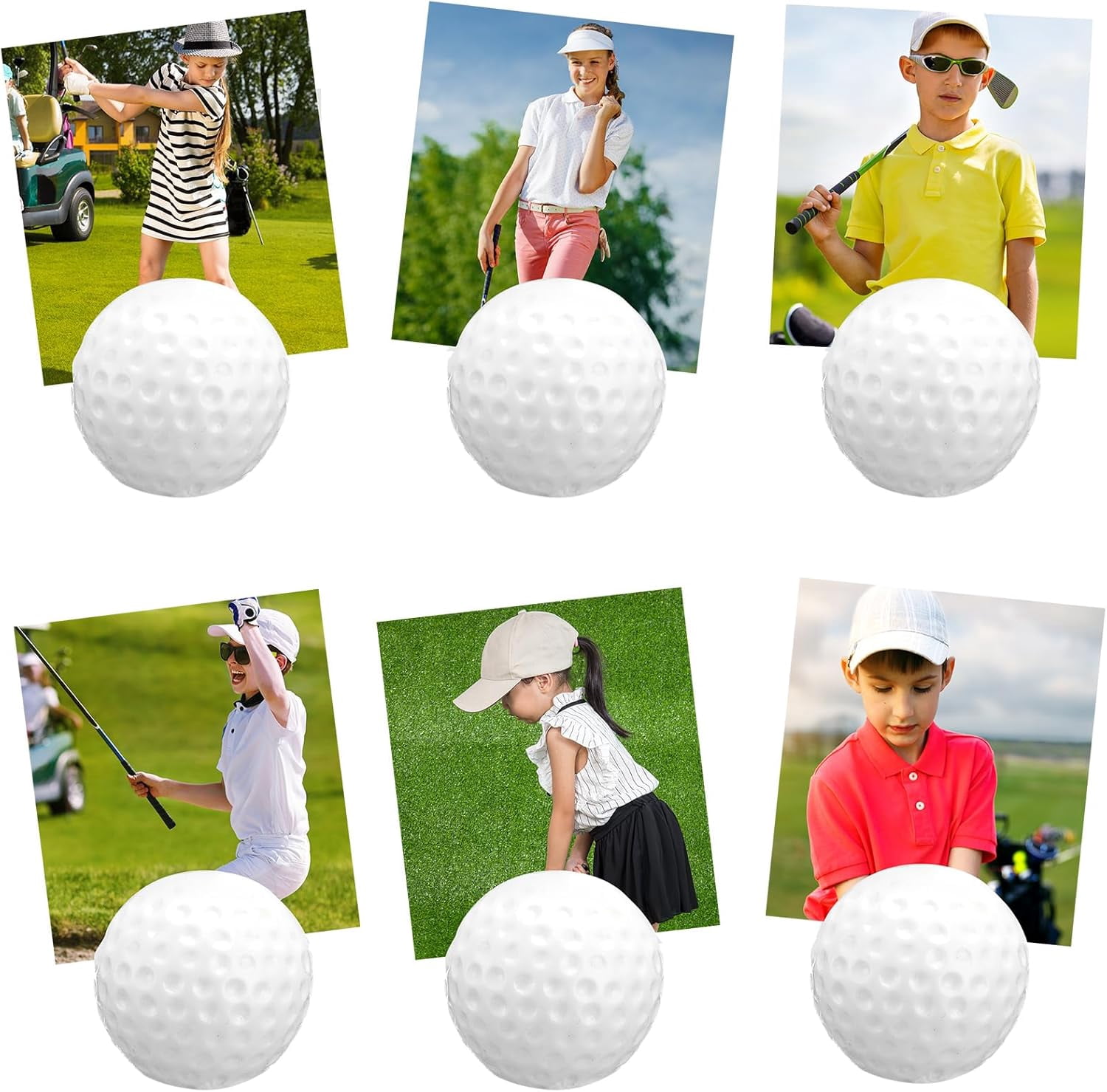 12 Pcs Resin Golf Base Centerpieces Place Card Holder Golf Ball Shaped ...