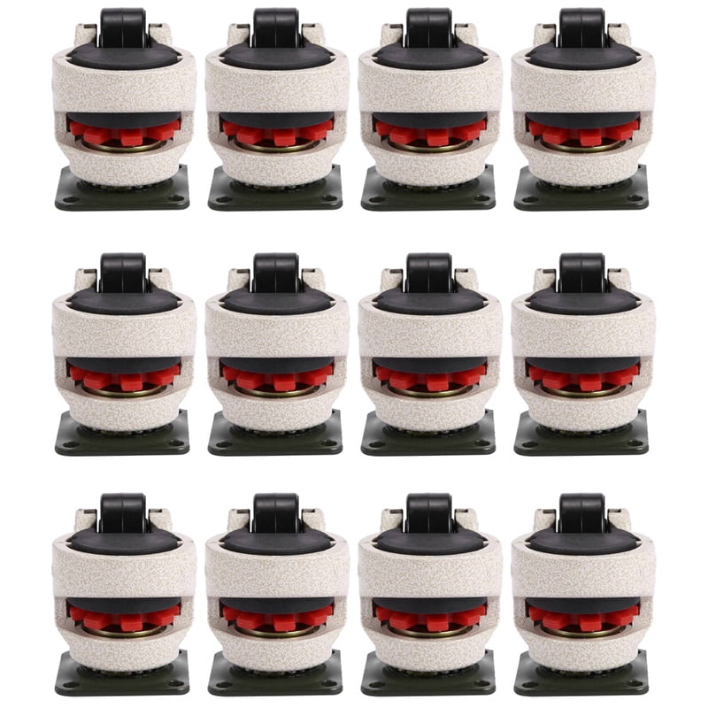 12 Pcs Retractable Leveling Casters Industrial Machine Swivel Caster ...