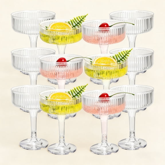 Plastic Coupe Glass