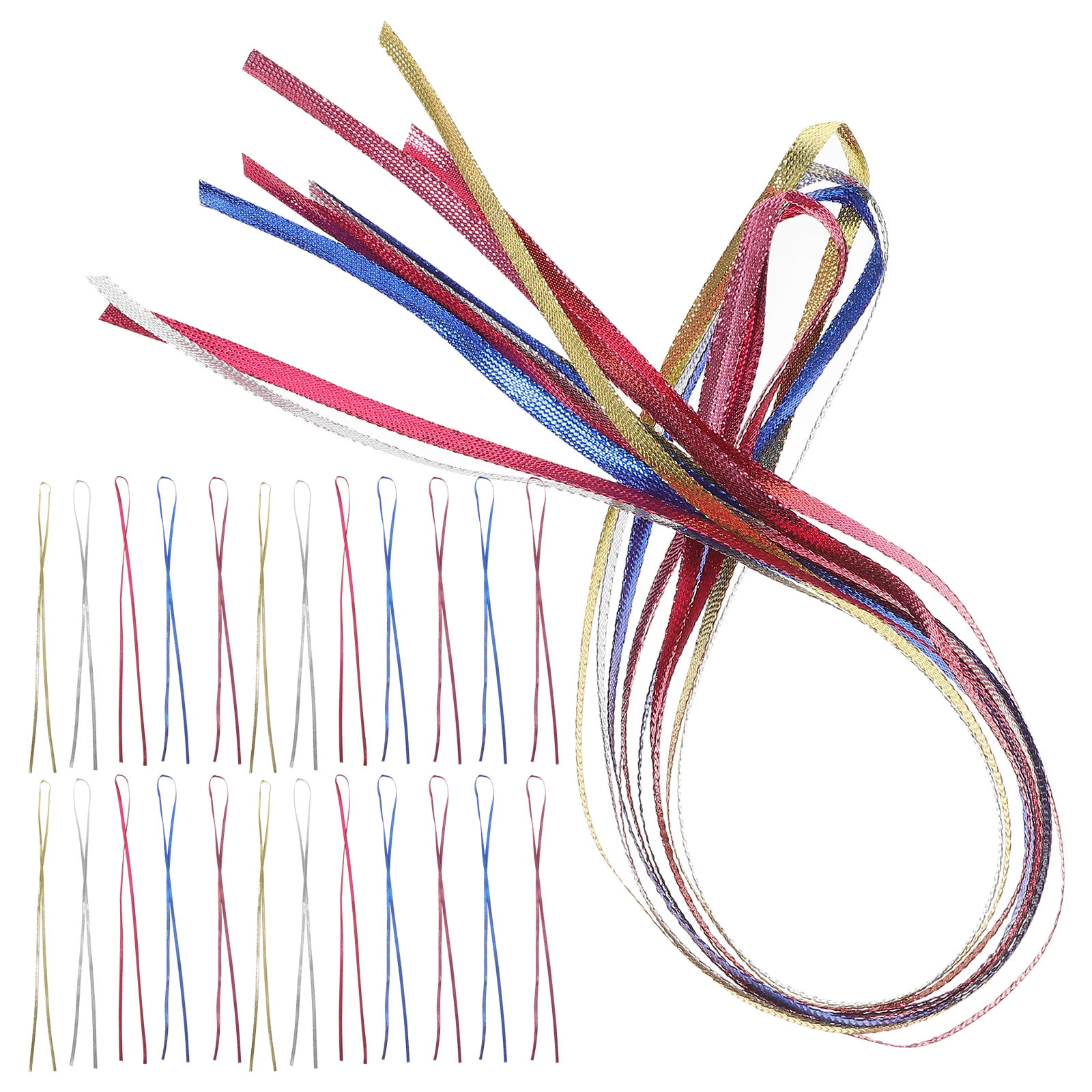 12 Pcs Ribbon Braids Accessories Braiding Tools Micro Ring Hair ...