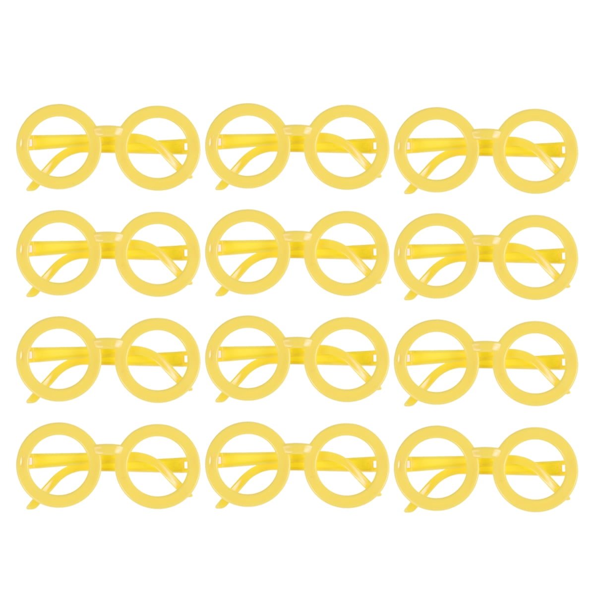 12 Pcs Round Eyeglass Frame Candy Color Glasses Frame Unisex No Lens ...