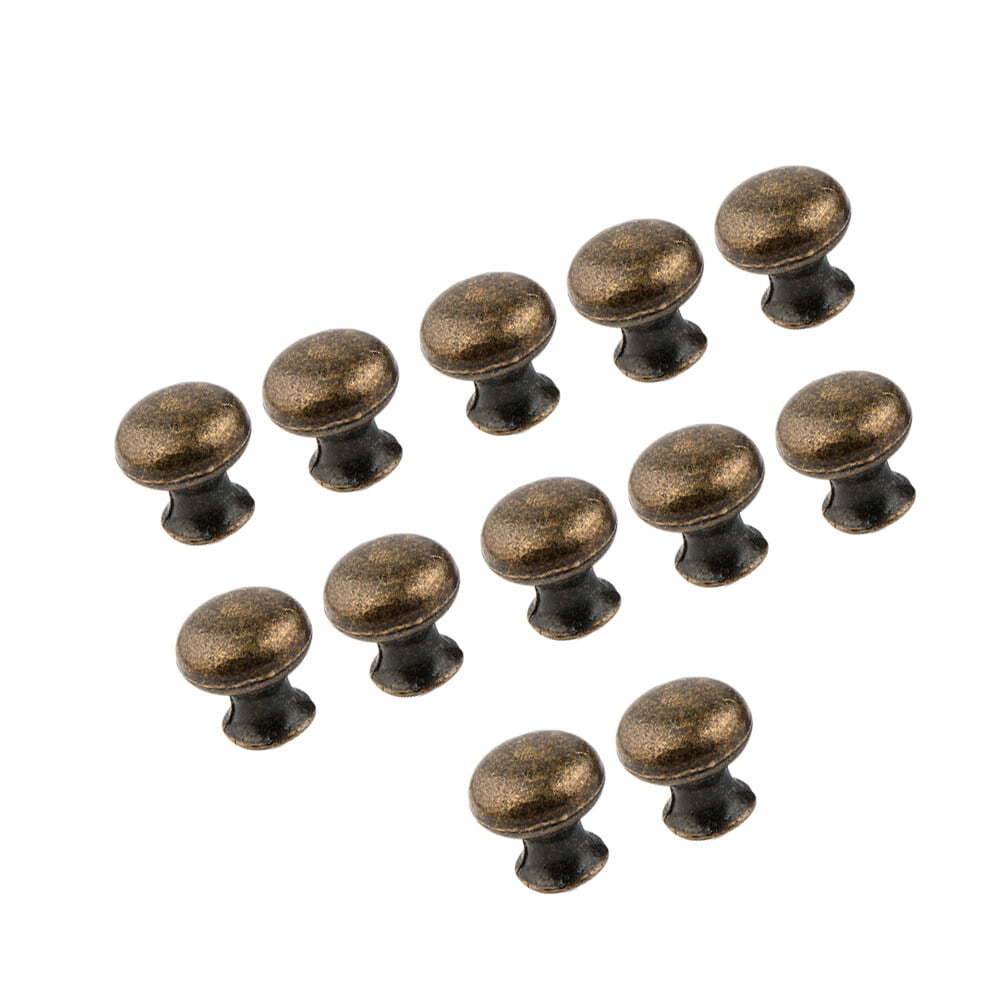 12 Pcs Round Head Drawer Handle Bookcase Knob Cabinet Drawer Pulls ...