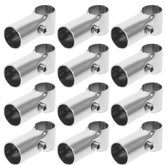DEEPCRAFF Rail Clamps T Shaped Stainless Steel Silver 12pcs - Walmart.com