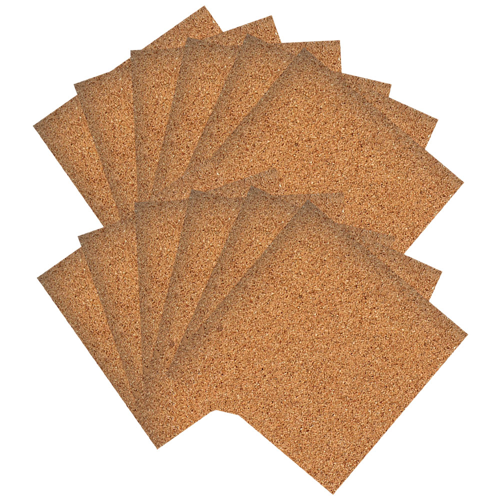 12 Pcs Round Placemats Insulation Pot Sticker Cork Pellets - Walmart.com