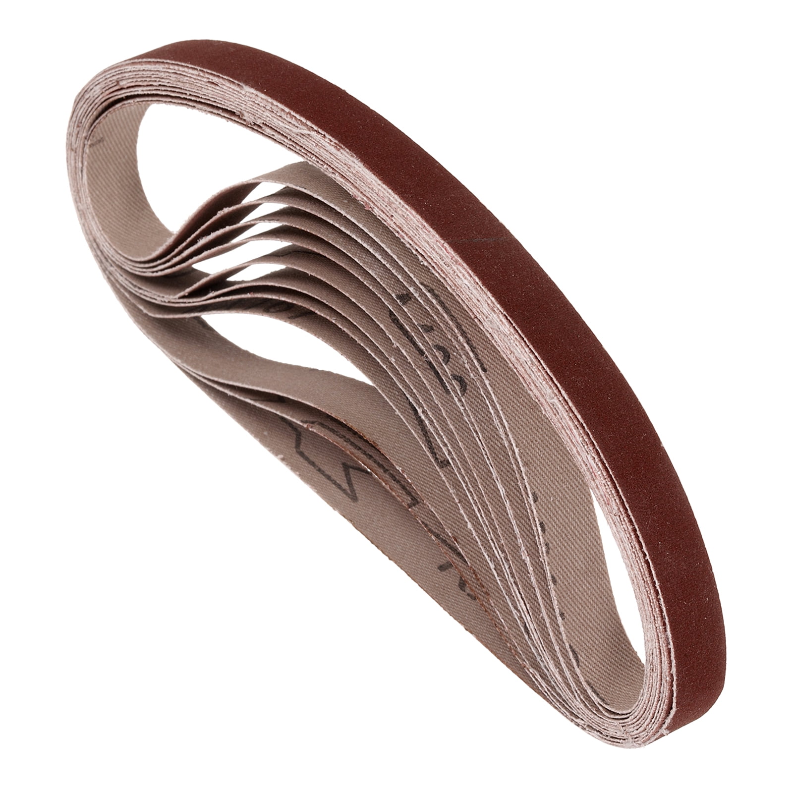 12 Pcs Sanding Belts 1/2 x 18 Inch 600 Grit Aluminum Oxide Abrasive ...