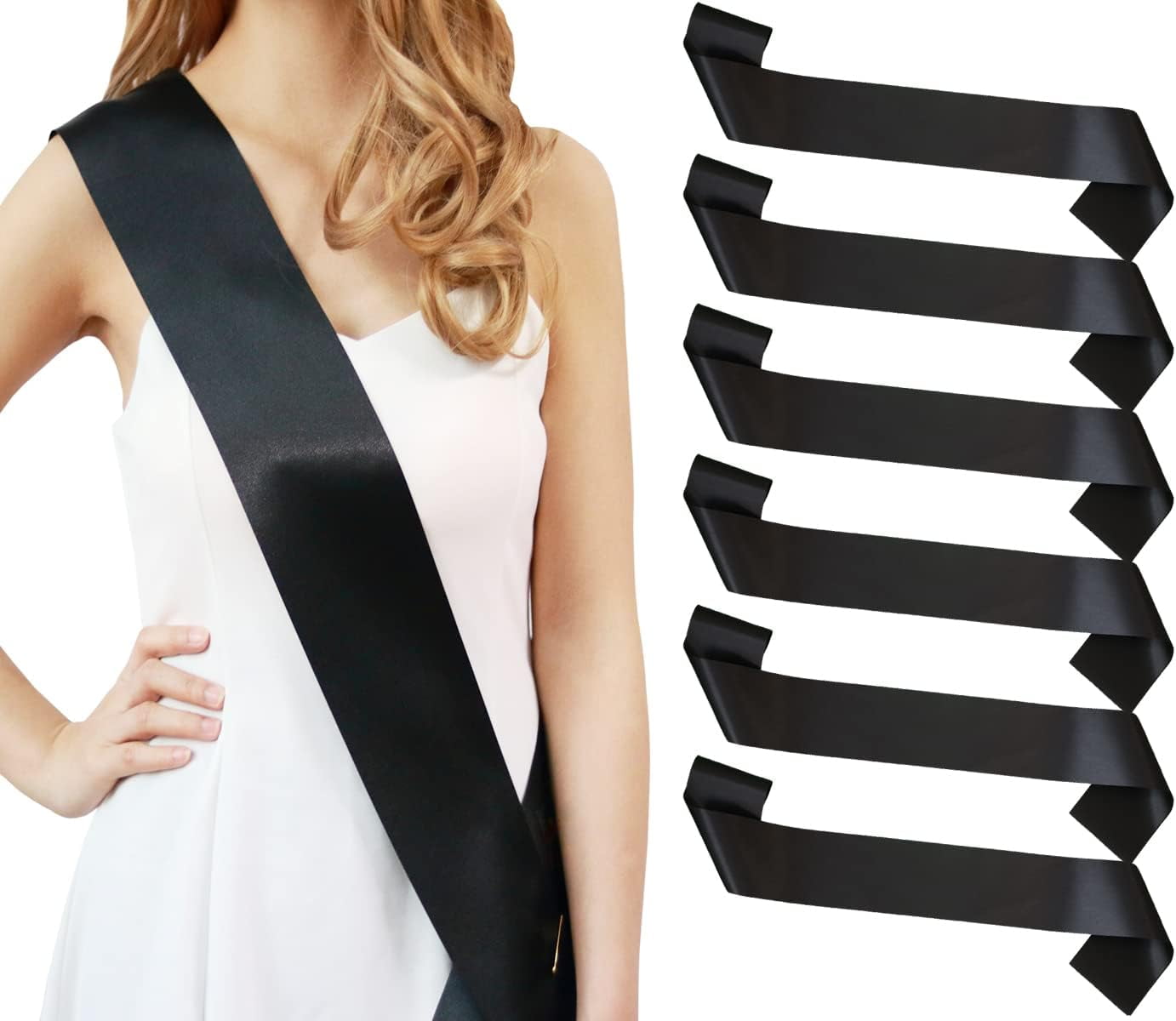 12 Pcs Satin Sash Blank Pageants Sash 2025 Sashes to Decorate for ...