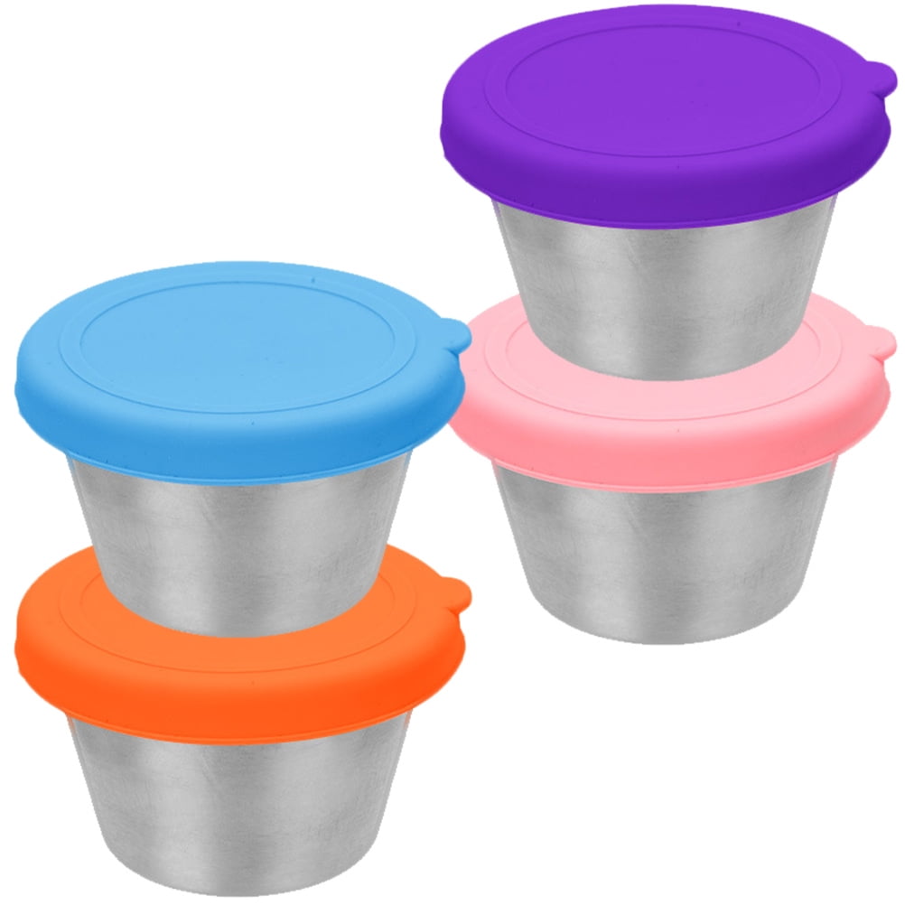 12 Pcs Sauce Container Mini Containers Snack Small with Lids Food ...