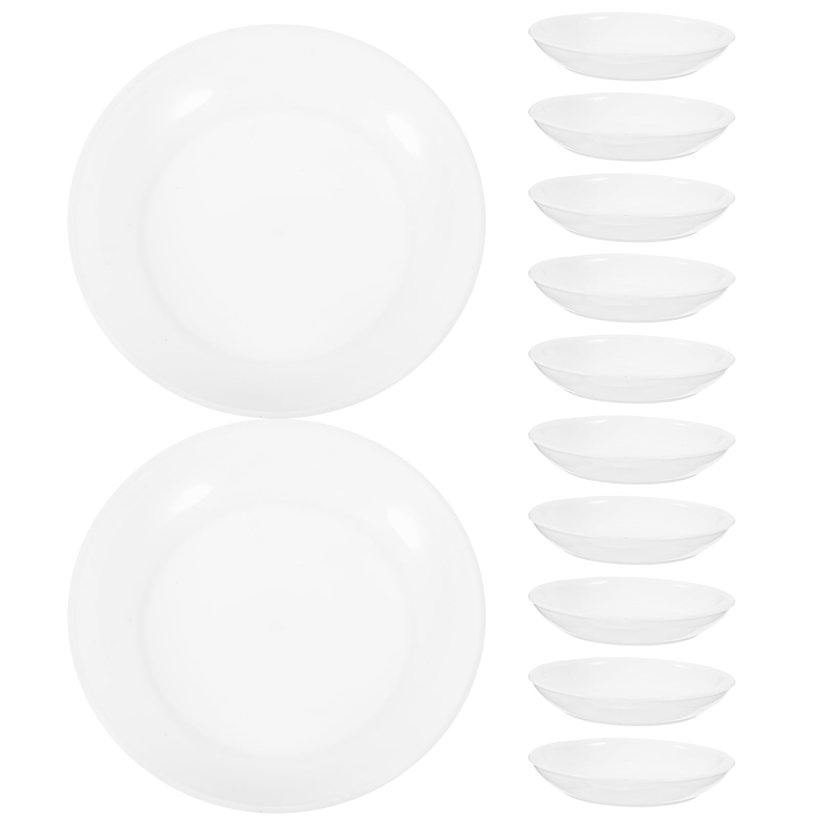 12 Pcs Seasoning Plate Pottery Dinner Plates Bowls Small for Dipping ...