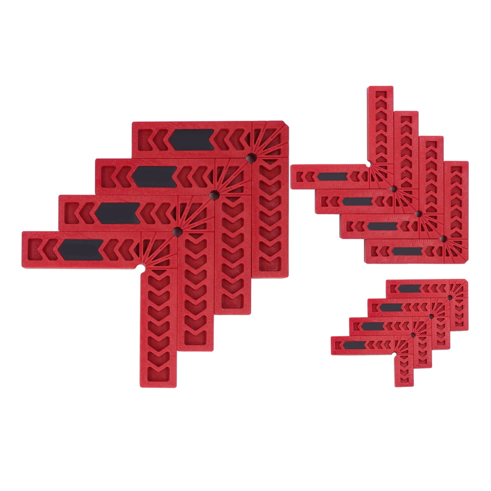 12 Pcs Set 90 Degree Positioning Squares High Strength Plastic Right ...