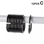 SlipX Solutions Adhesive Shower Curtain Splash Clips, Liner Fasteners ...