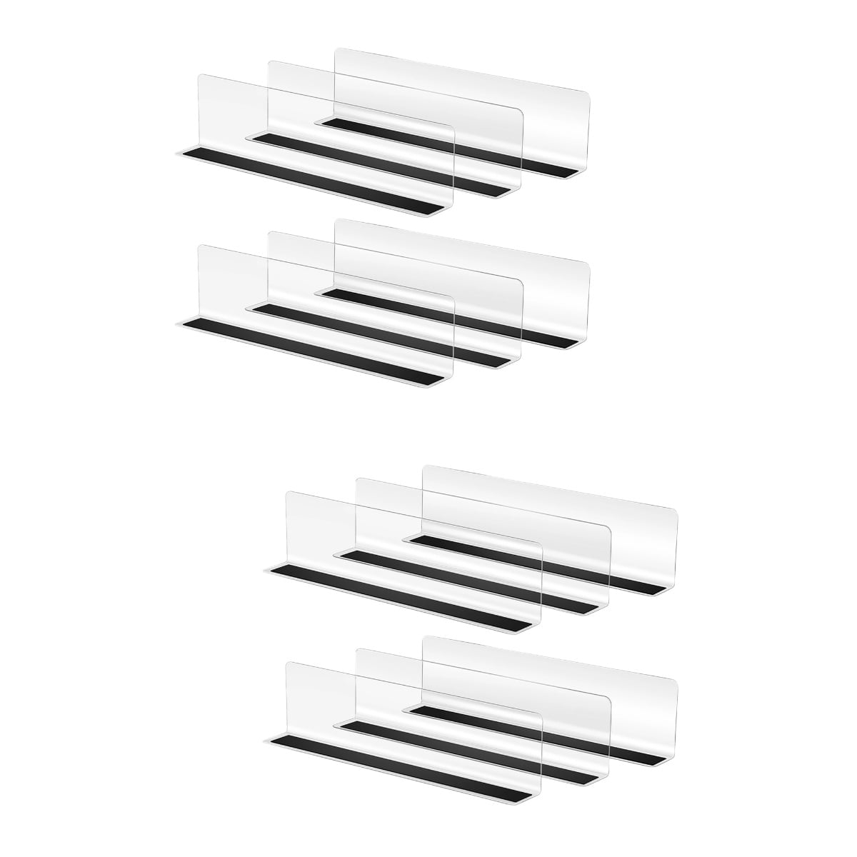 12 Pcs Shelf Divider Racking Shelving Shelves Commodity Clapboards ...