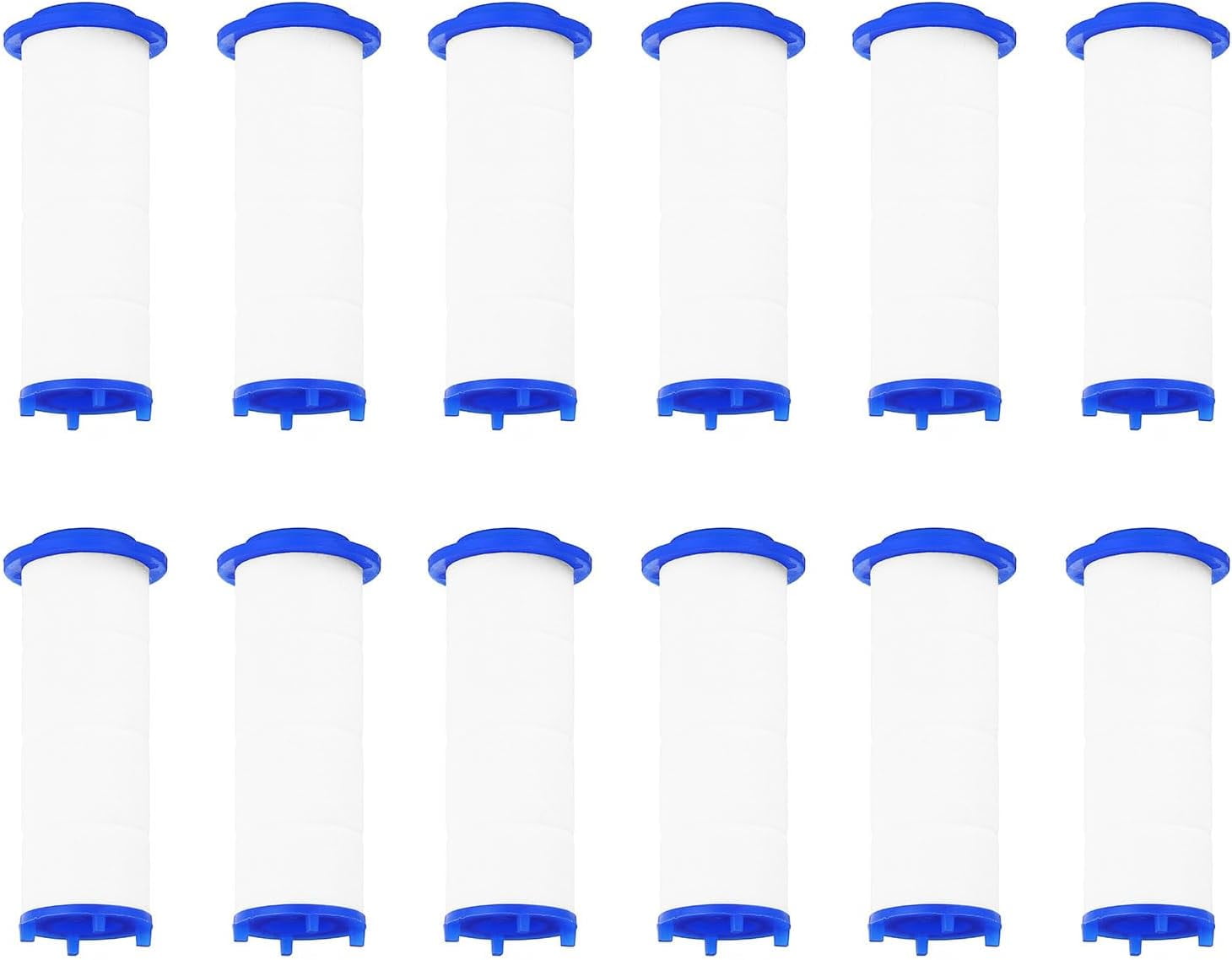 12 Pcs Shower Head Filter 2.4 Inch PP Cotton Filter Cartridge ...