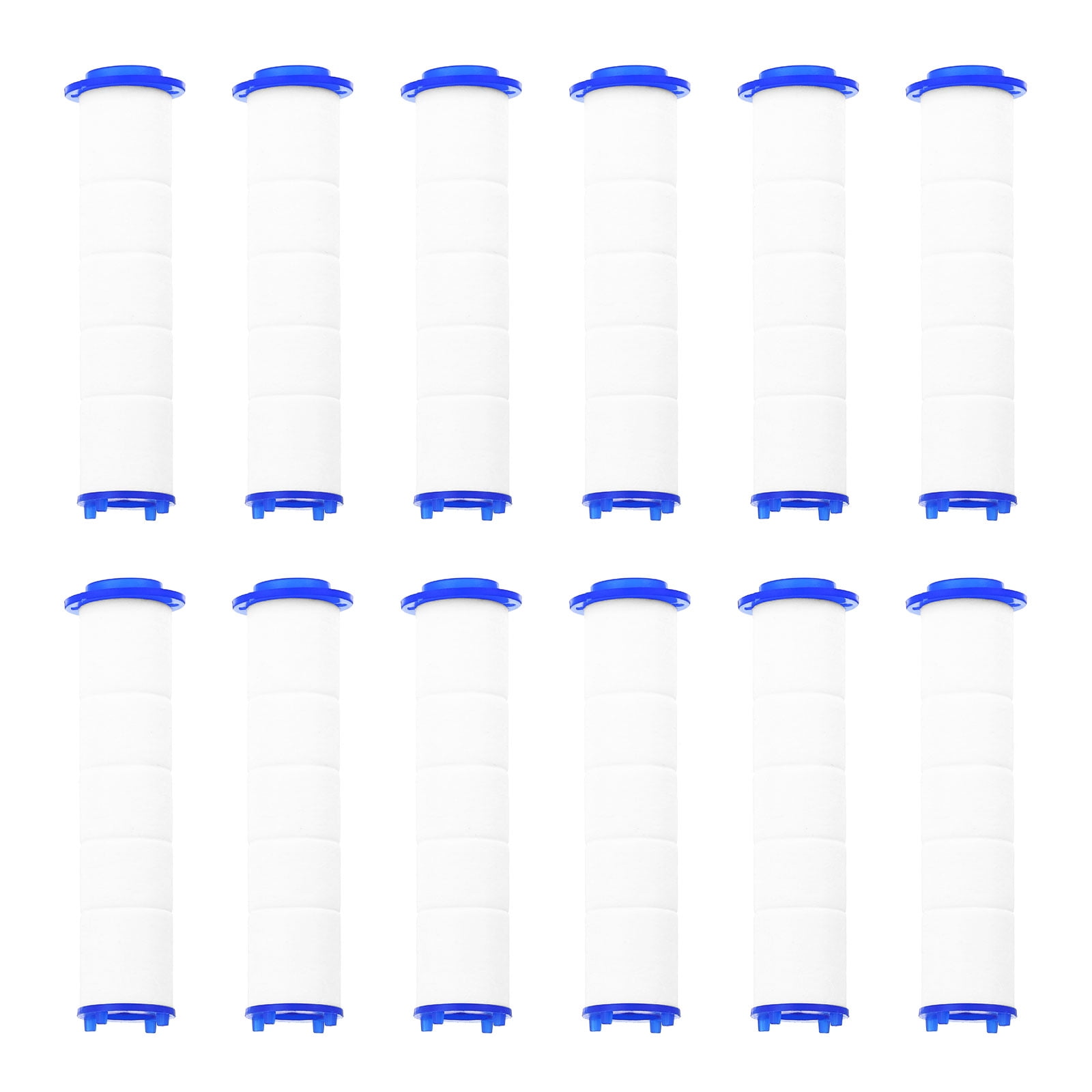 Uxcell 12Pcs Shower Head Filter 3.54 inch PP Cotton Filter Cartridge ...
