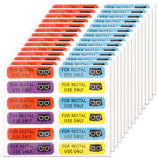 12 Pcs Signs Rectal Use for Stickers for Rectaluse Only Stickers for ...