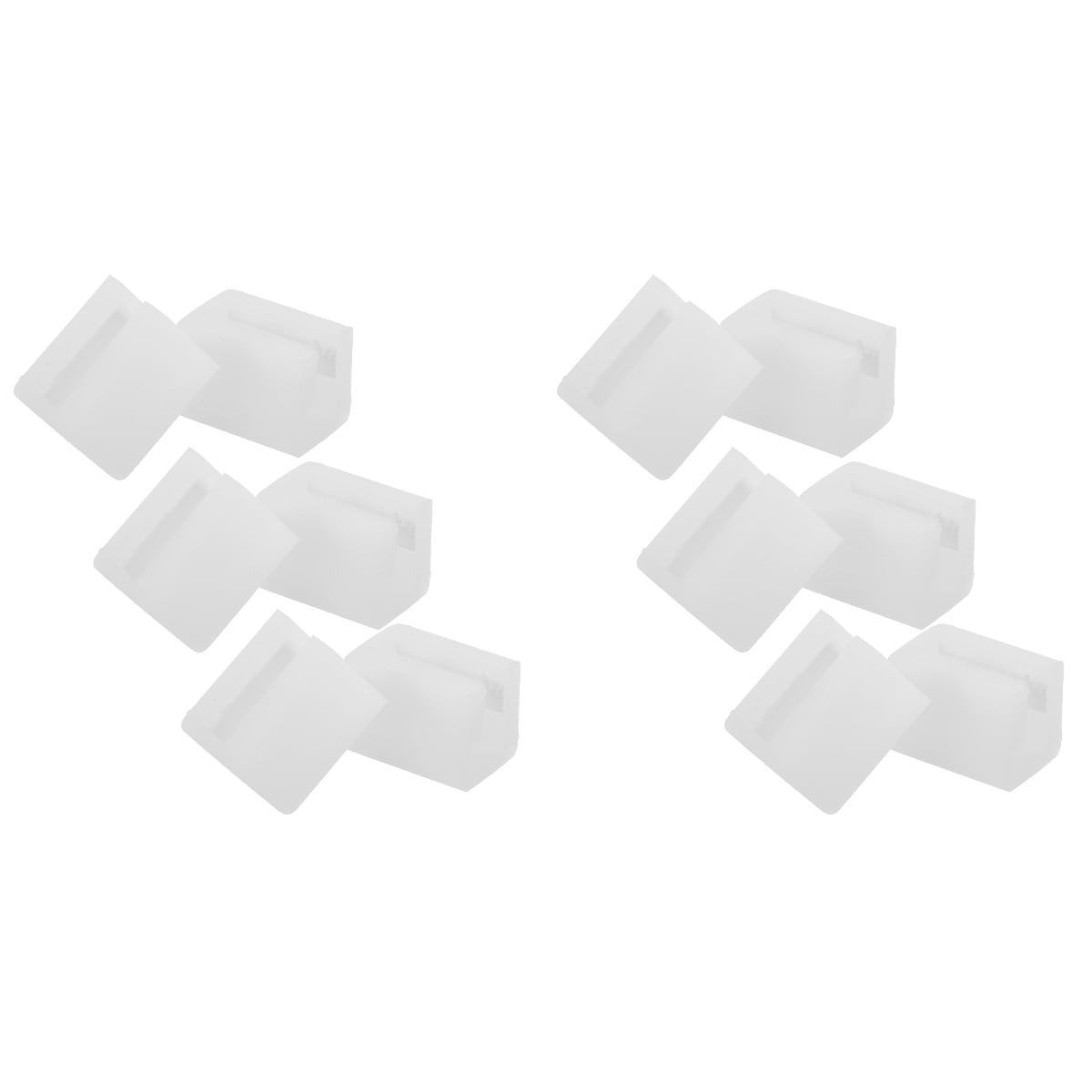 12 Pcs Silicone Anti-collision Corner Desk Protectors Drawer Pulls ...