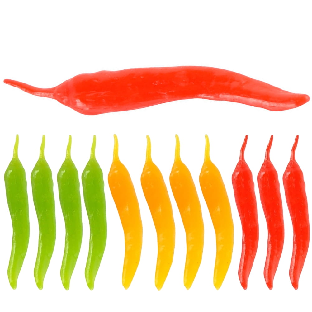 12 Pcs Simulated Pepper Model Models False Hot Peppers Lifelike Peppers ...