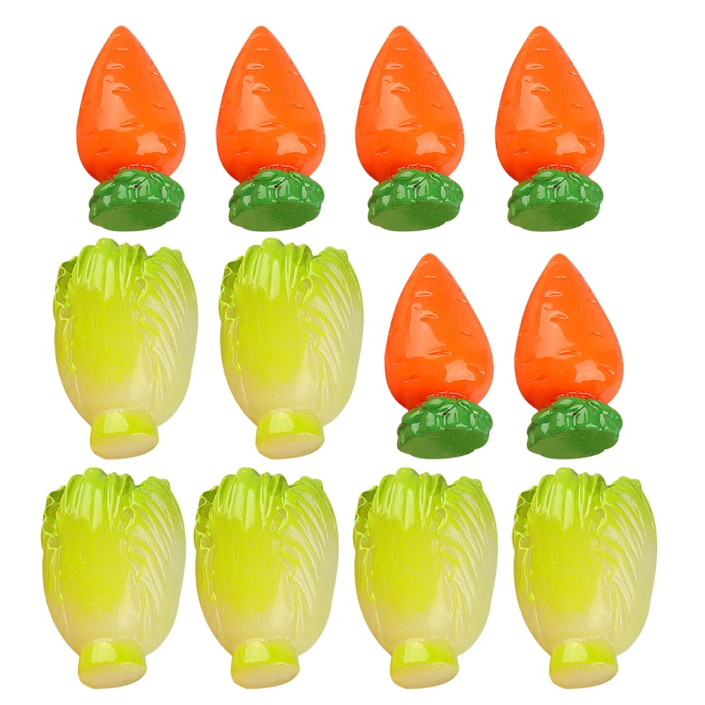 12 Pcs Simulated Vegetables Veggies Cabbage Model Faux Decorations ...