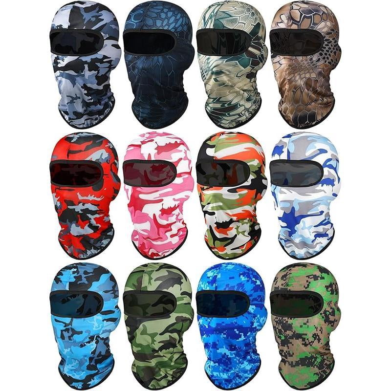 12 Pcs Ski Mask for Men Full Face Cover Winter Face Mask UV Sun ...