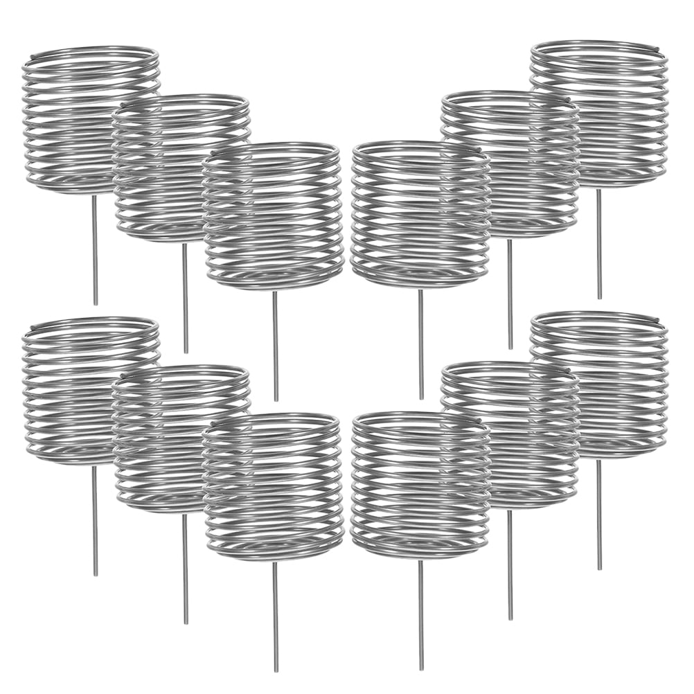 12 Pcs Slow Release Fertilizer Container Garden Containers Silver ...